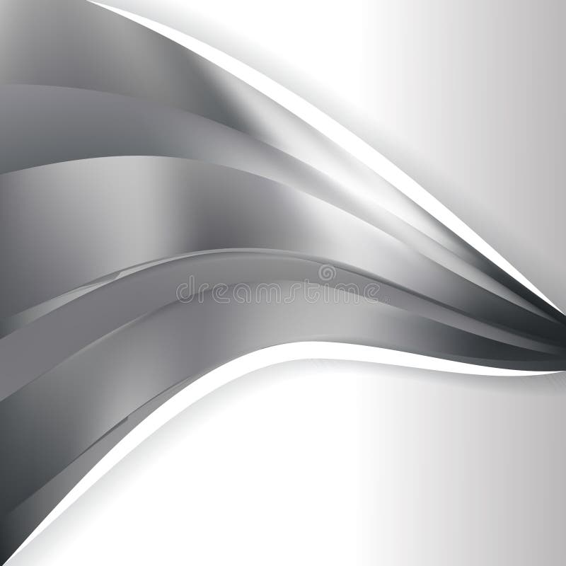Bright Grey Wave Business Background Stock Vector - Illustration of ...