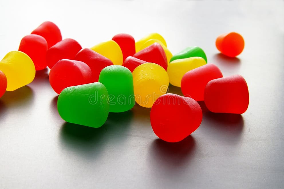 Bright gumdrops stock photo. Image of variety, dessert - 1750406