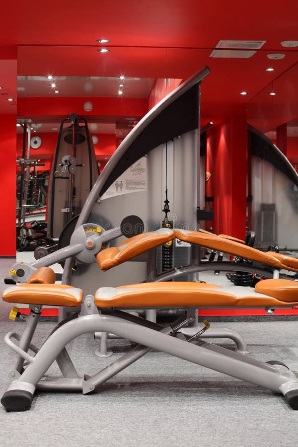 Bright Gym with a Lot of Windows Stock Image - Image of decoration ...