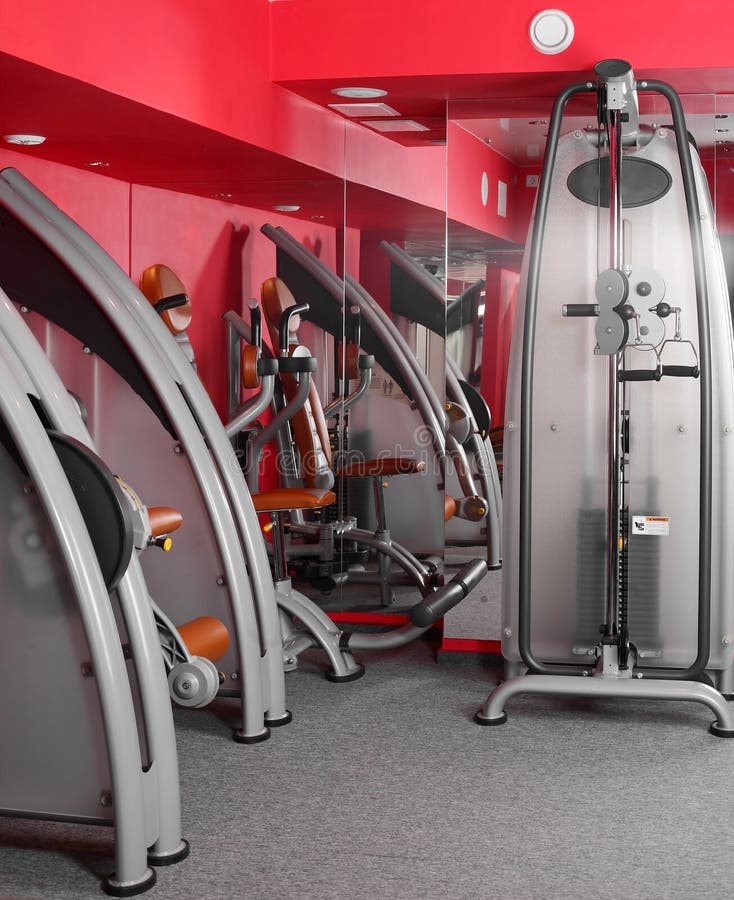 Bright Gym with a Lot of Windows Stock Image - Image of economy ...