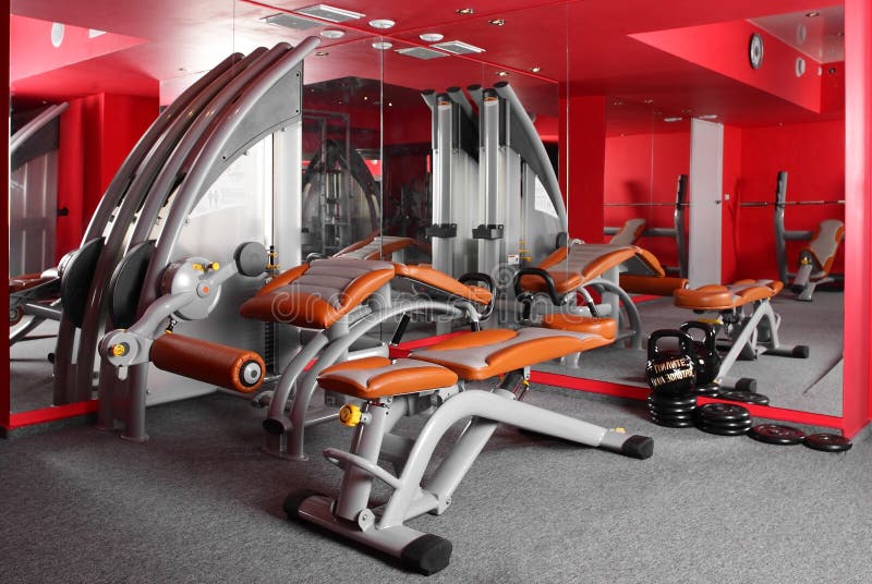 Bright Gym with a Lot of Windows Stock Image - Image of european, decor ...