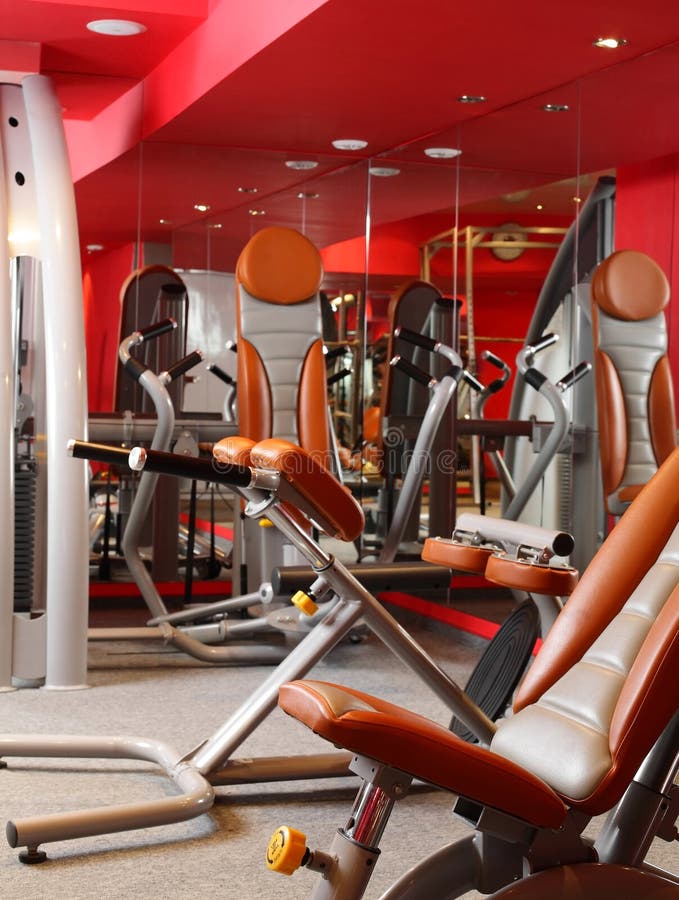 Bright Gym with a Lot of Windows Stock Photo - Image of european ...