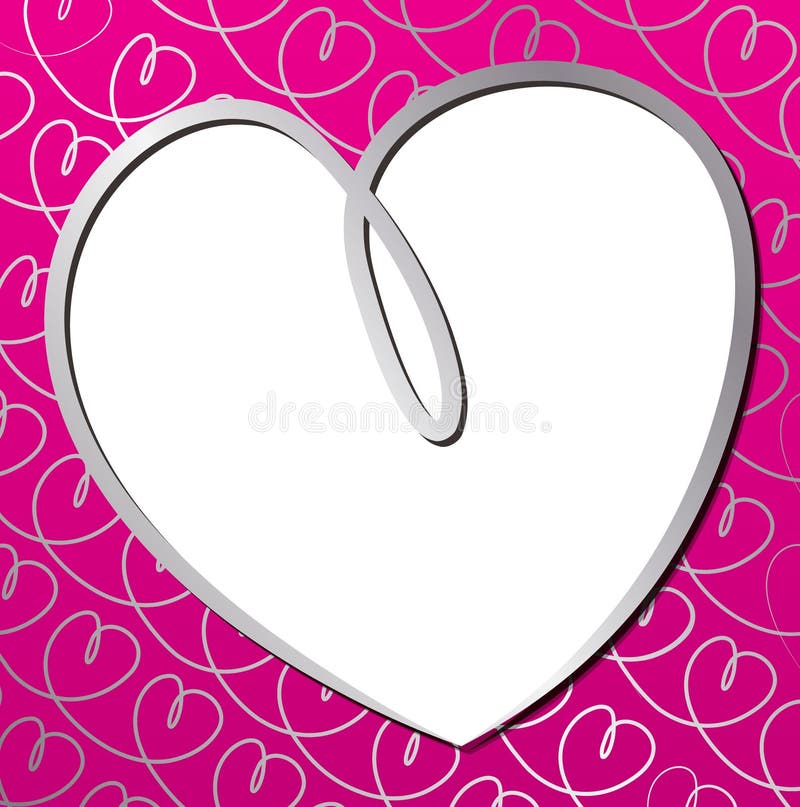 Bright Hand Drawn Heart Card Stock Vector - Illustration of heart ...