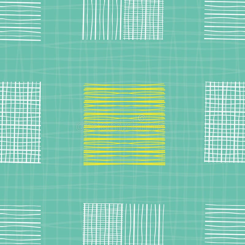 Bright Hand Drawn Individual Doodle Squares of Different Shapes ...