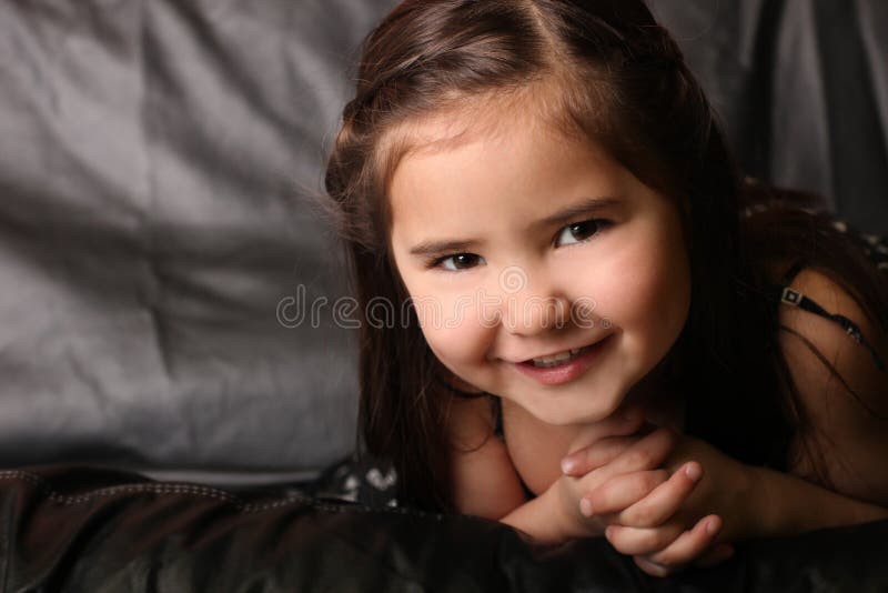 Bright Happy Child stock photo. Image of daughter, expression - 8787962