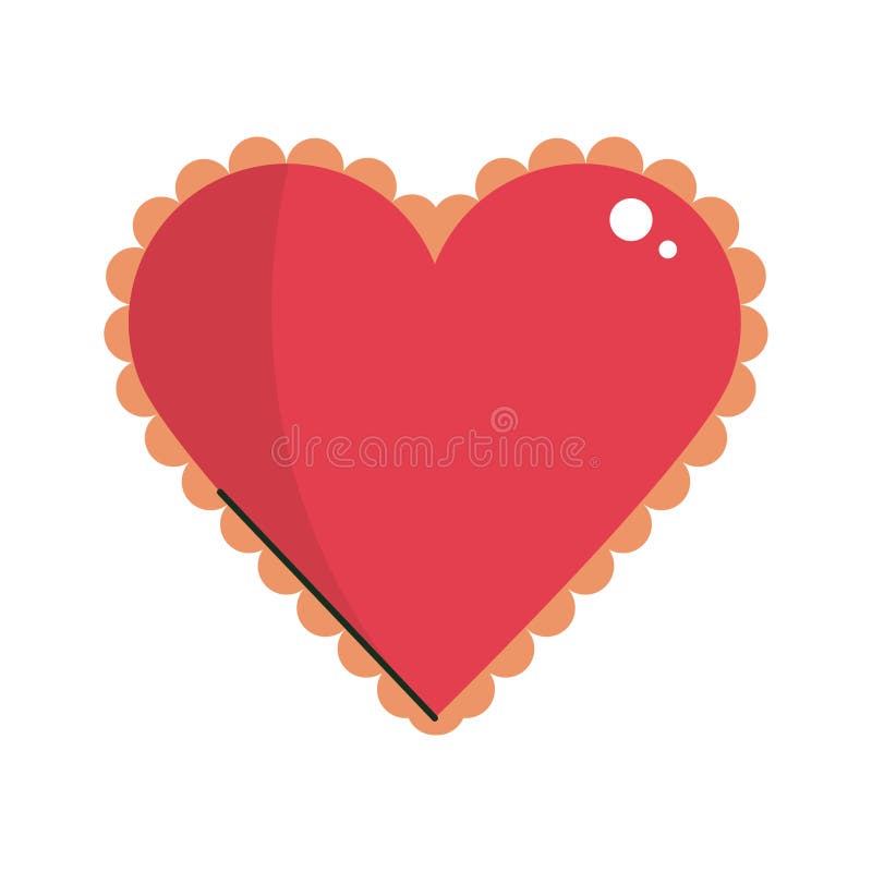 Bright heart love stock vector. Illustration of happy - 236207237