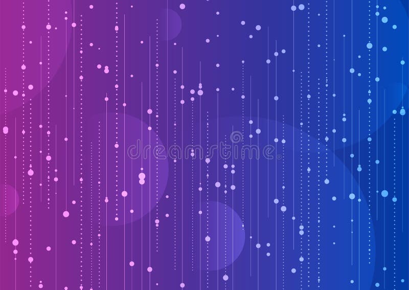 Bright Hi-tech Abstract Background with Dots and Lines Stock Vector ...