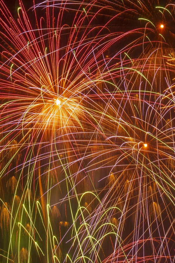 The Color of Fireworks stock image. Image of charlotte - 163874301