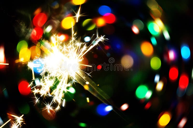 Bright holiday sparkler stock illustration. Illustration of background ...