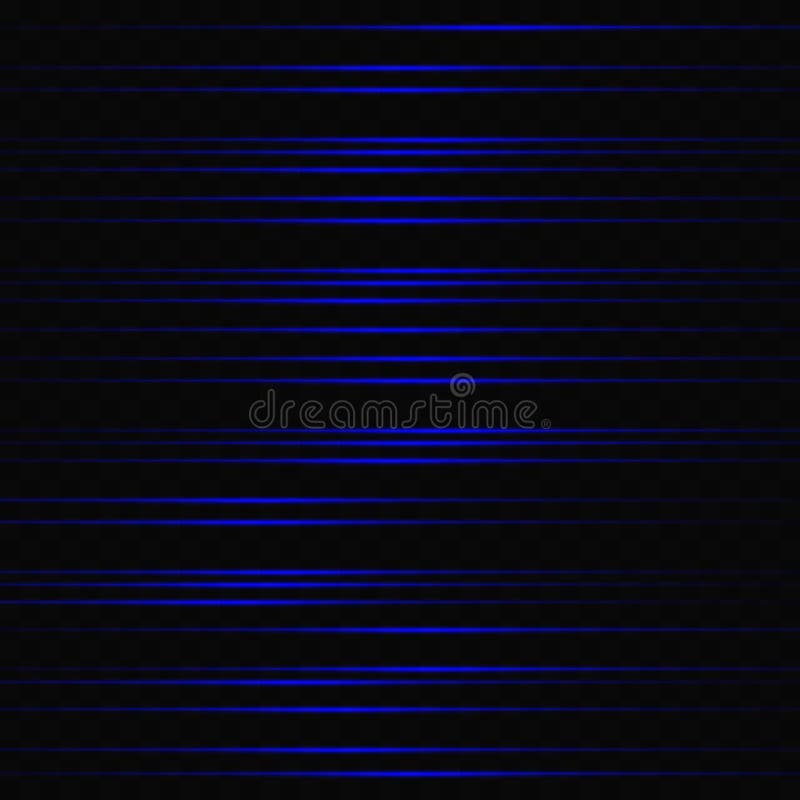 Neon Red Lines with Bright Flashes of Light, Rays of Light on a ...