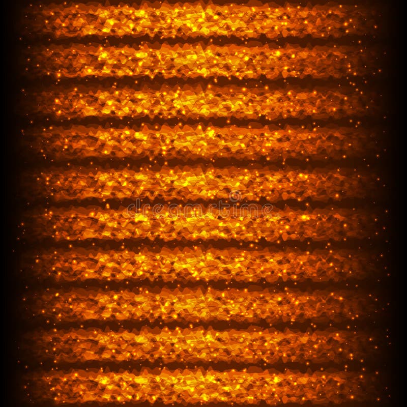 Bright Hot Seamless Pattern of Horizontal Fiery Wave Lines for a Stock ...