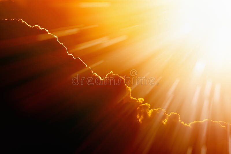 Bright hot sun stock photo. Image of cloud, light, sunbeam - 33325004