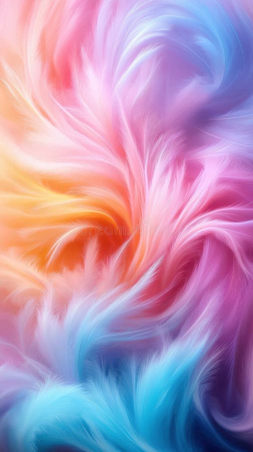 Colorful Swirling Pattern with Soft Textures and Fluid Movement Stock ...