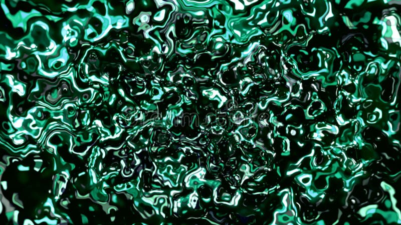 Bright Hypnotic Plasma Flow. Motion. Beautiful Shimmering Liquid ...