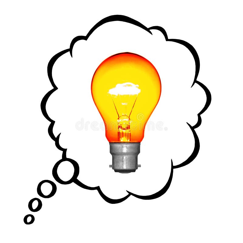 Bright Idea stock image. Image of imagination, drafting - 4160529