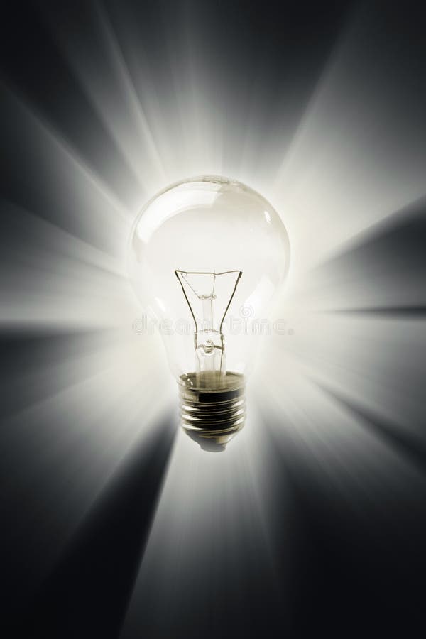 Bright idea stock image. Image of conceptual, electric - 10732779