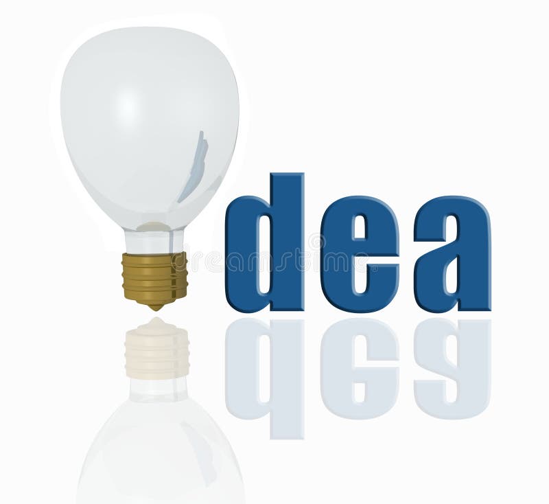 Bright idea stock illustration. Illustration of intelligent - 21768591