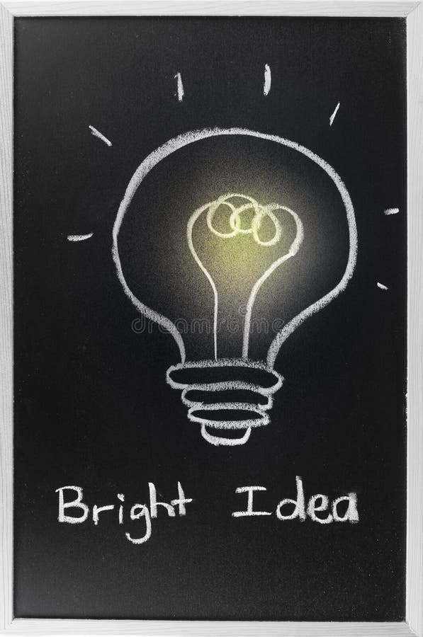 Bright idea stock image. Image of conceptual, electric - 10732779
