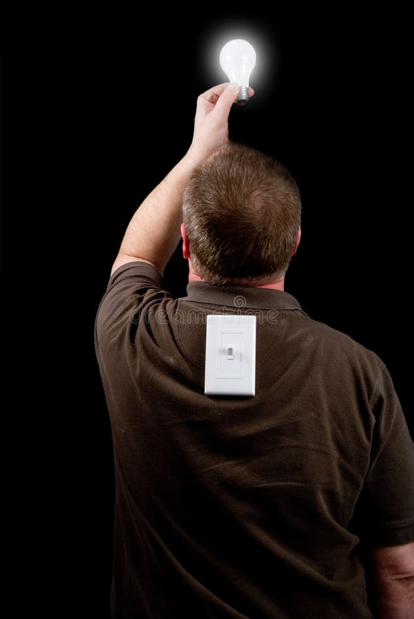 Bright Idea stock photo. Image of adult, future, incandescent - 8451650