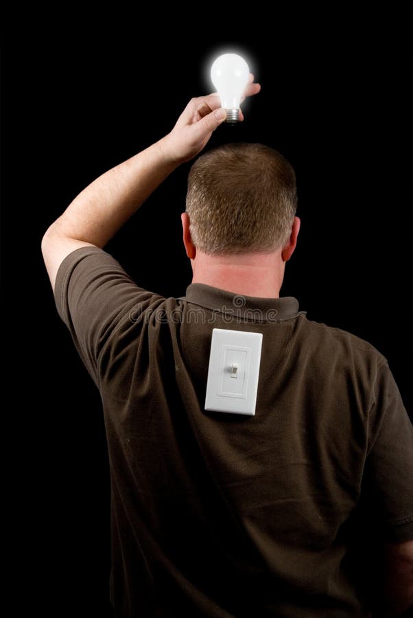 Bright Idea stock image. Image of adult, invent, glow - 8451709