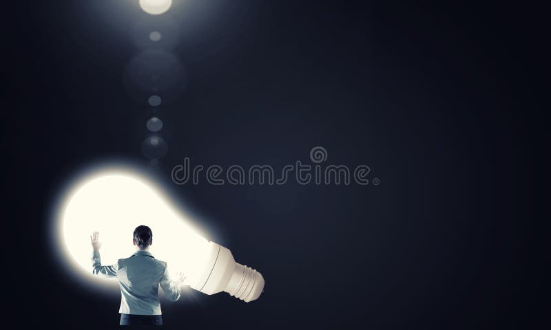 Bright idea. Concept image stock image. Image of expert - 61827263