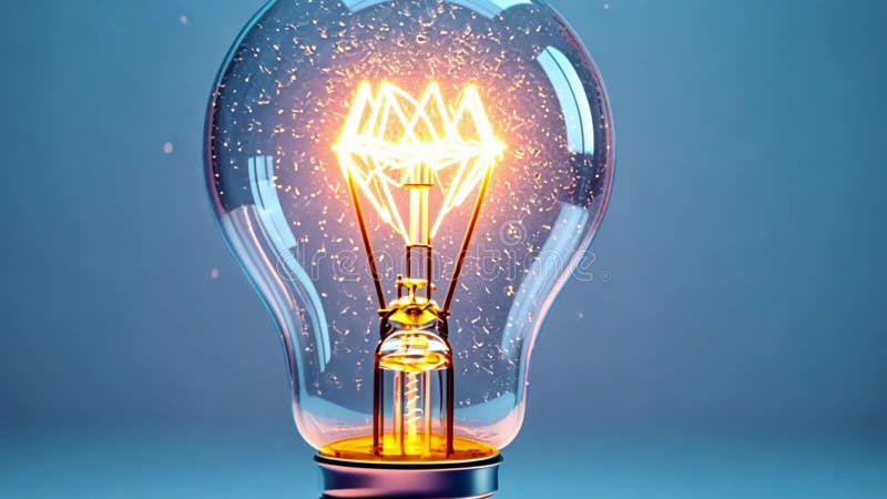 Bright Idea for Creativity and Innovation with Light Bulb Stock Video ...