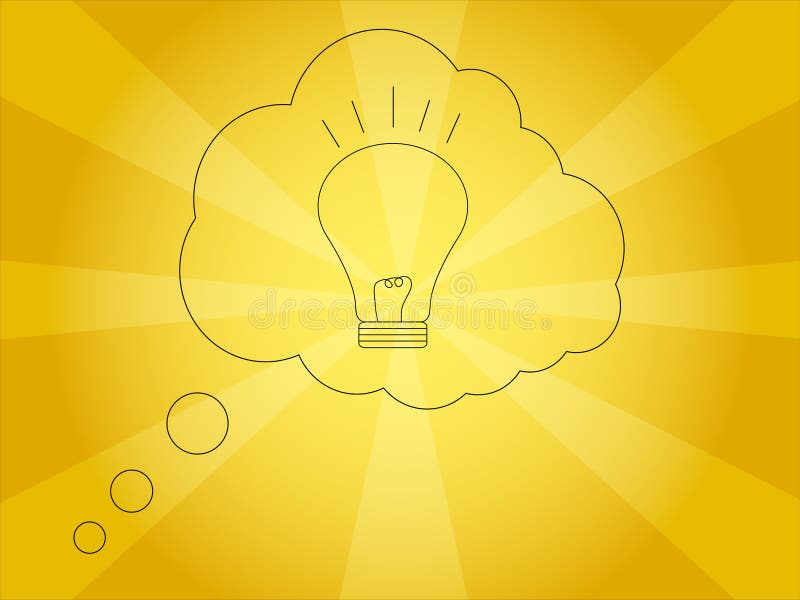 Bright Idea Light Bulb Mascot Stock Vector - Illustration of ...