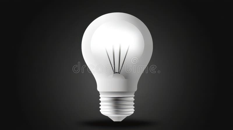 Bright Idea: Light Bulb Illuminating Innovation and Creativity in a ...