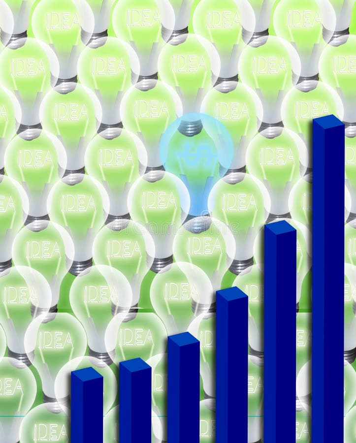 Bright idea stock illustration. Illustration of bulb - 181565789