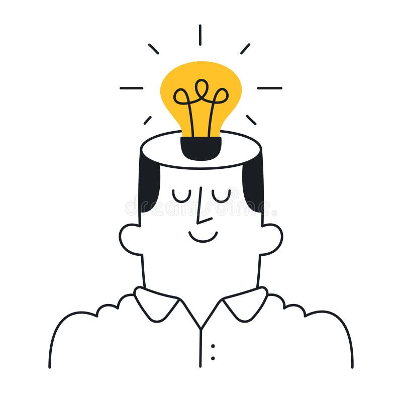 Light Bulb Moment Graphic Stock Illustrations – 260 Light Bulb Moment ...