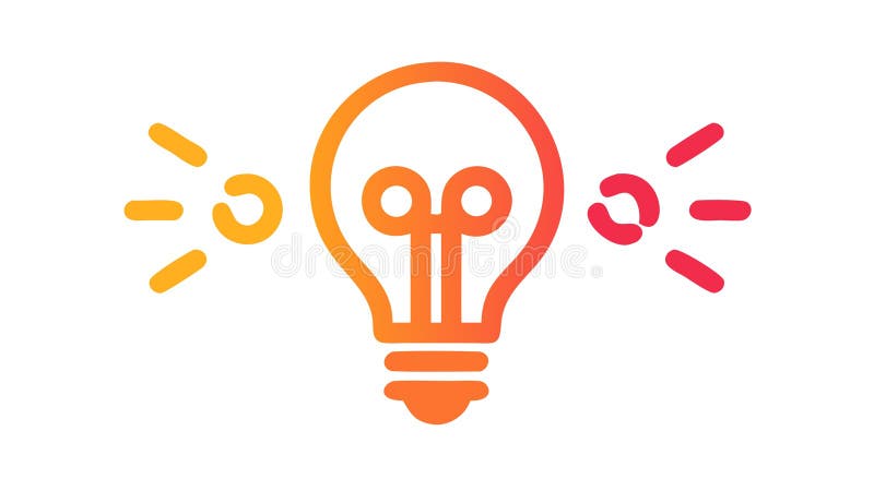 Bright Idea Outline: Innovation, Creativity Problem Solving, Vector ...