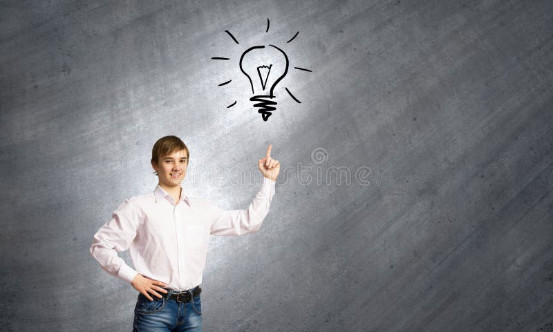 Bright idea stock photo. Image of learn, imagination - 47530942