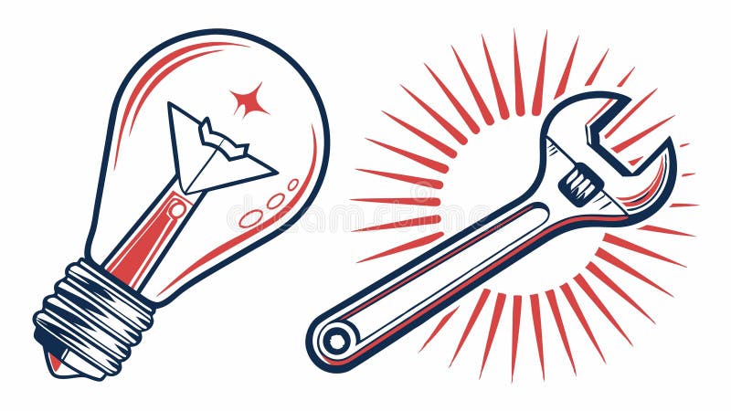 Bright Idea and Tool for Innovation, Problem Solving, Vector Design Generative AI Stock Vector ...