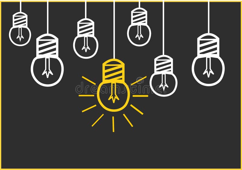 Bright Ideas stock vector. Illustration of concept, simple - 33458027