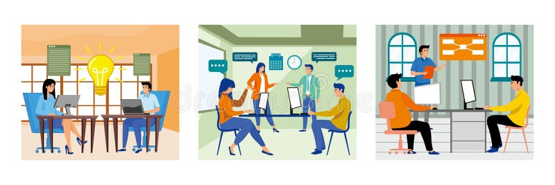 Bright Ideas and Creative Teamwork. Business Communication. Business ...