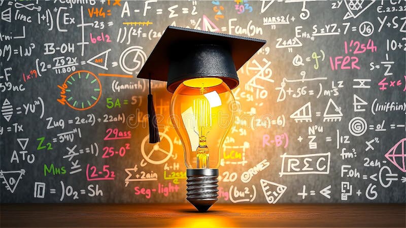 Bright Ideas in Education Featuring a Graduation Cap on a Light Bulb ...