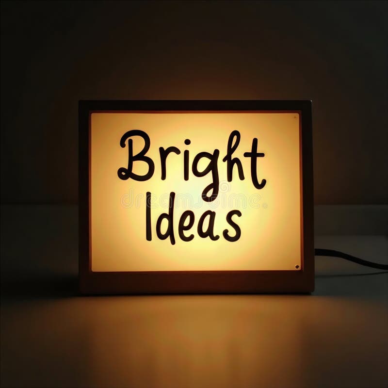 Bright Ideas in Glowing Light Bulb Filament Generated by AI Stock ...