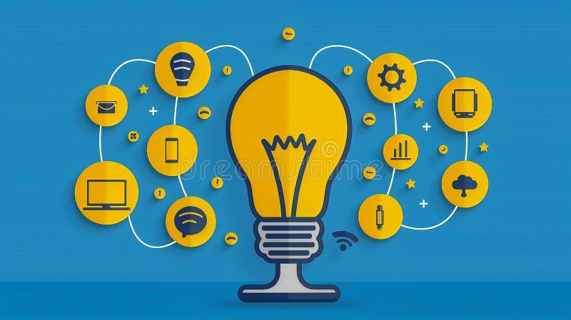 Bright Ideas: Infographic of Innovation and Technology Stock ...