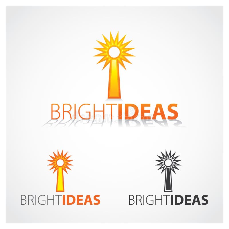Bright Ideas Smiley stock illustration. Illustration of imagination ...
