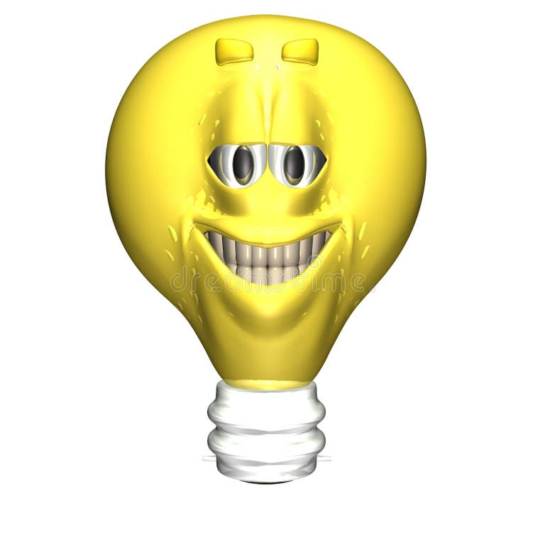 Light Bulb Smiley Stock Illustrations – 697 Light Bulb Smiley Stock ...