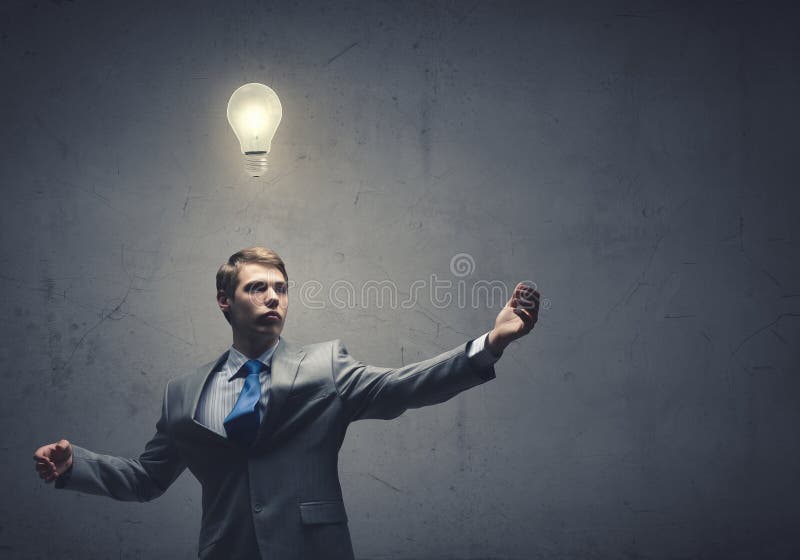 Bright ideas stock photo. Image of brain, bright, electricity - 48760736