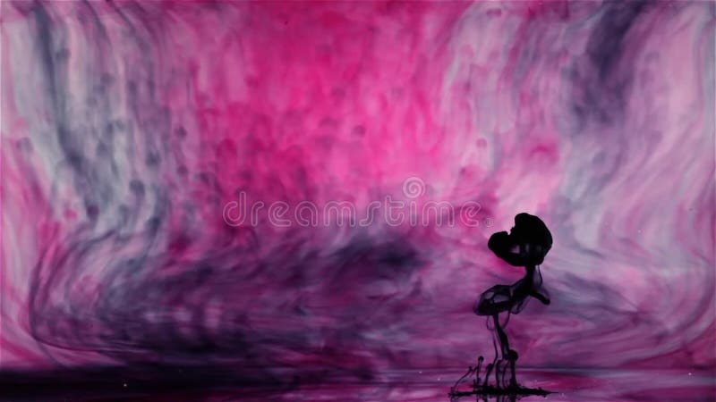 Bright Ink Explosion in Water Background Video Stock Video - Video of ...