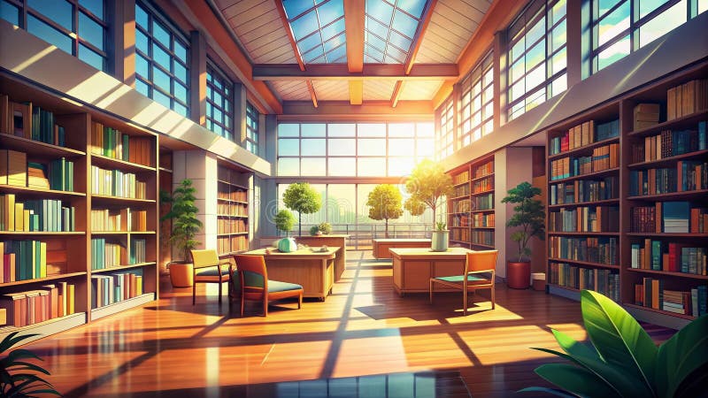 Bright and Inspiring Student Library a Study Space Designed for Success ...