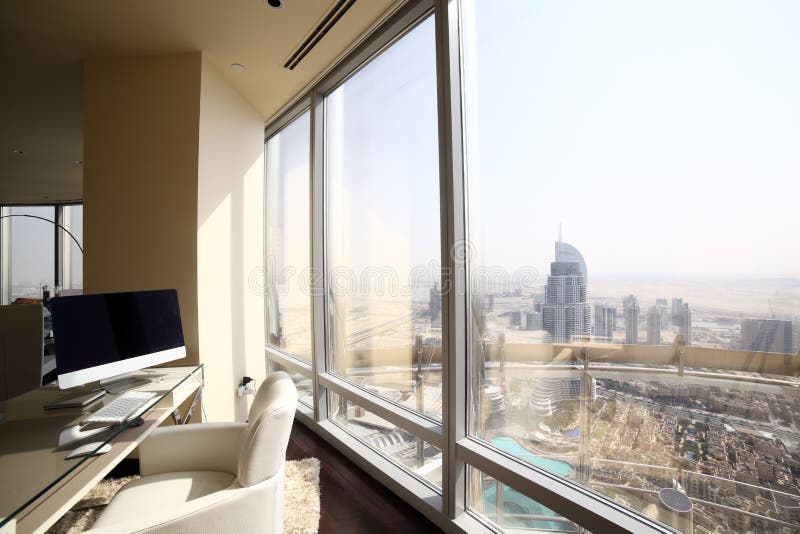 Bright Interior of Living Room Stock Image - Image of floor, luxury ...