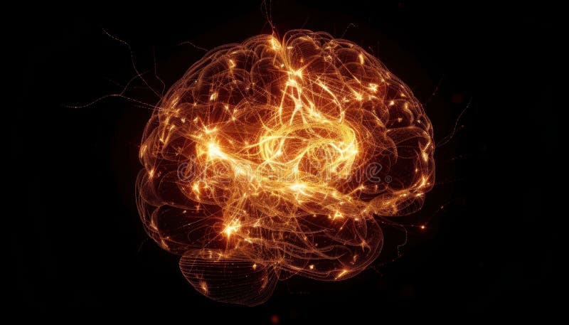 Dynamic Visual Representation of Neural Activity in a Brain Against a ...