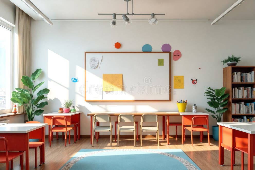 Bright and Inviting Classroom Design Ideal for Learning and Creativity ...