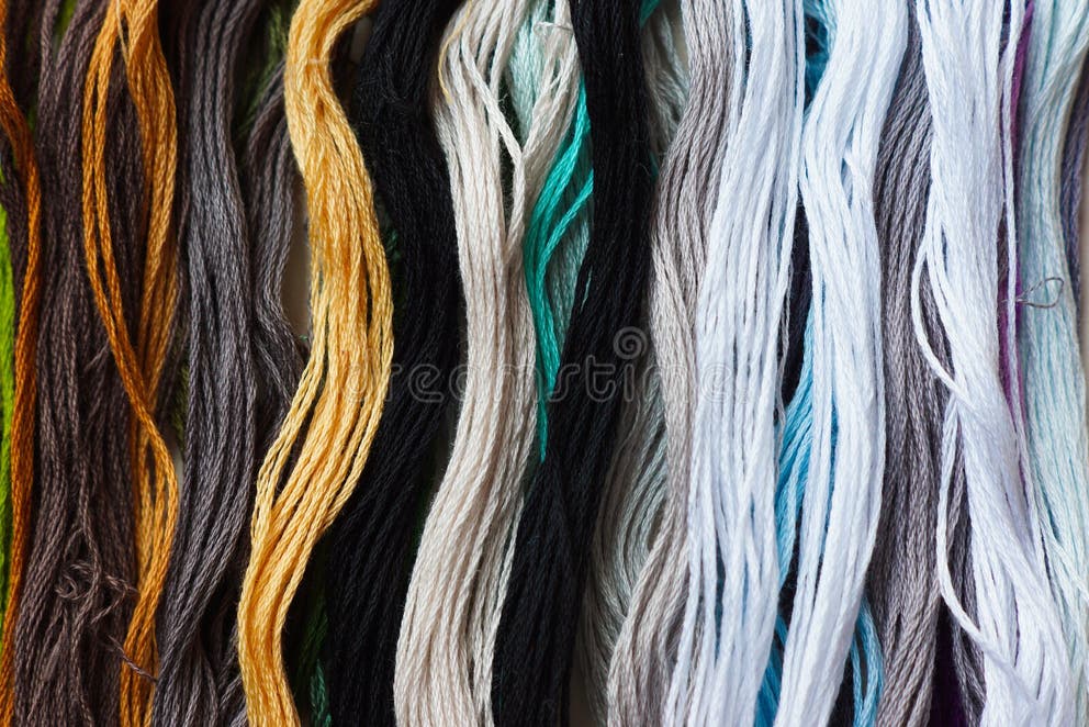 Bright Iridescent Thread Floss for Embroidery and Needlework. Sewing ...