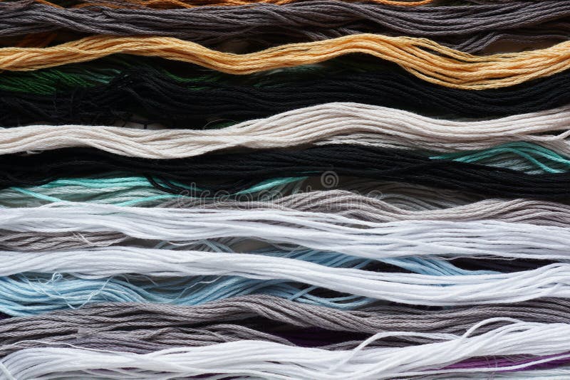 Bright Iridescent Thread Floss for Embroidery and Needlework. Sewing ...