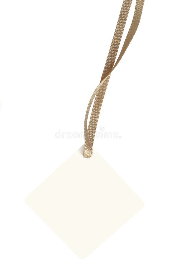 Bright Ivory White Rectangular Cardboard Sale Tag, Beige String, Price ...