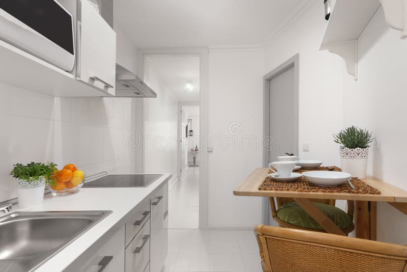 Bright Kitchen stock photo. Image of closeup, decor, modern - 85200220